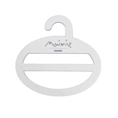 Custom White Round Cardboard Hanger Kraft Paper Hangers For Scarf / Ti ...
